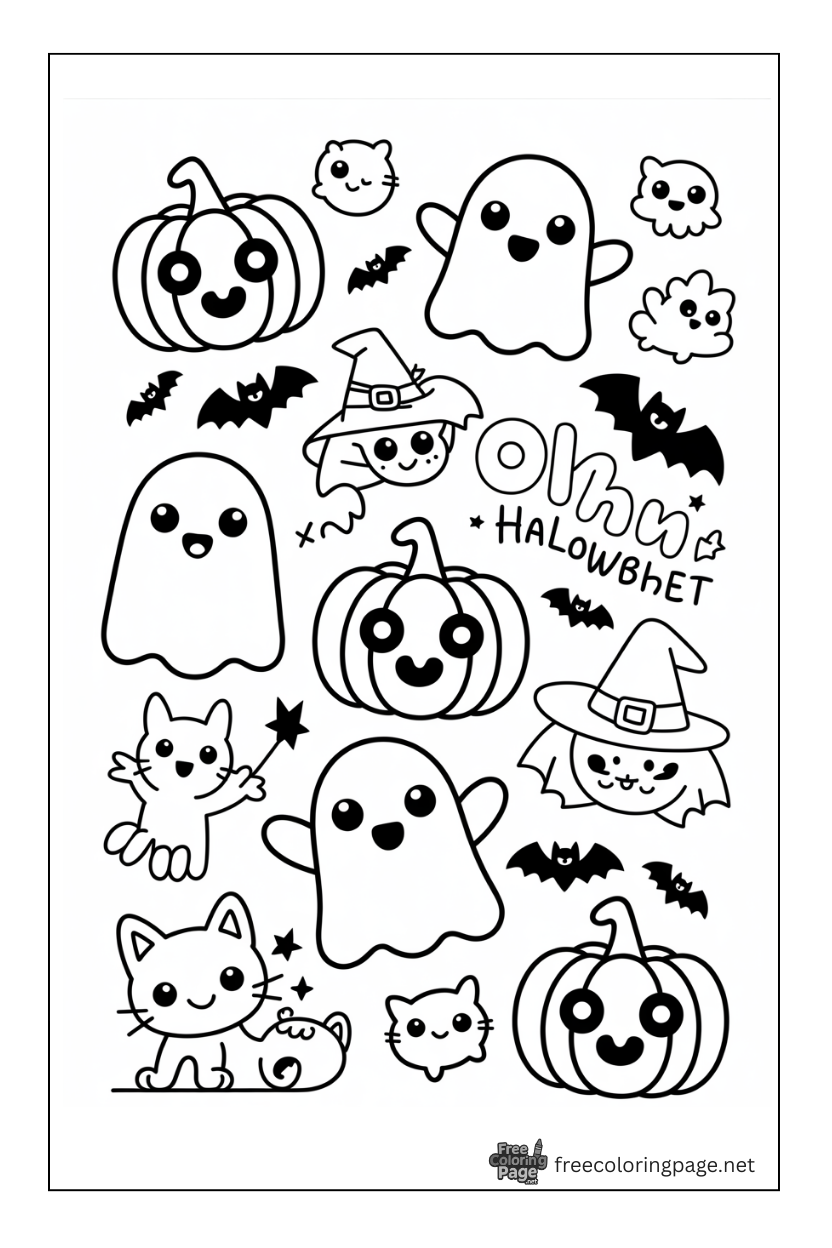 Halloween Coloring pages – Creative and Fun Designs