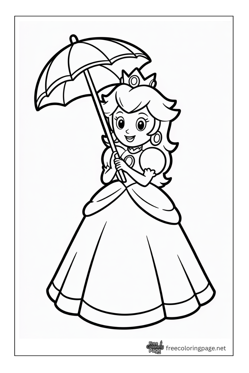 Mario Coloring Pages – Creative and funny Super Mario