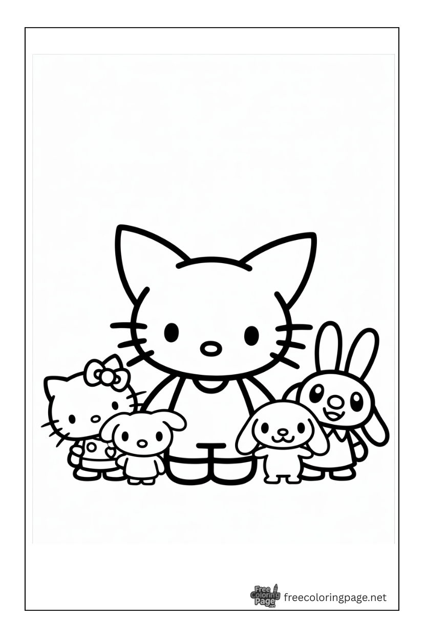 50+ Free Aesthetic Kuromi Coloring Pages – Sanrio Fun