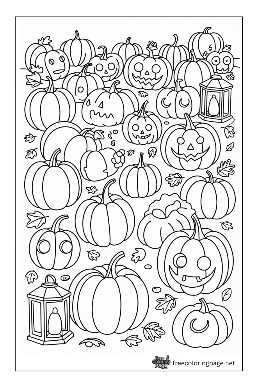 Halloween Coloring pages – Creative and Fun Designs