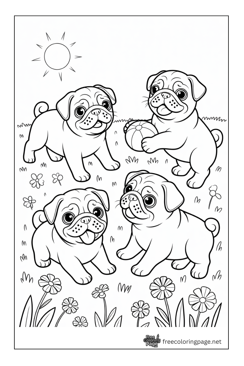 70+ Dog Coloring Pages – Creative & Fun Puppy Pictures