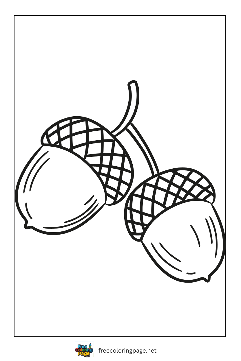 30 Autumn Fall Coloring Pages free | Learning & creativity