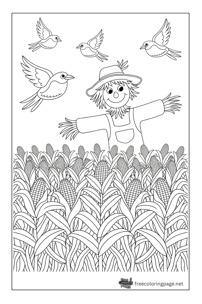 30 Autumn Fall Coloring Pages free | Learning & creativity