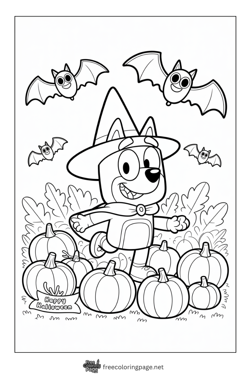 40+ Bluey Coloring Pages – Learning and fun for Kids