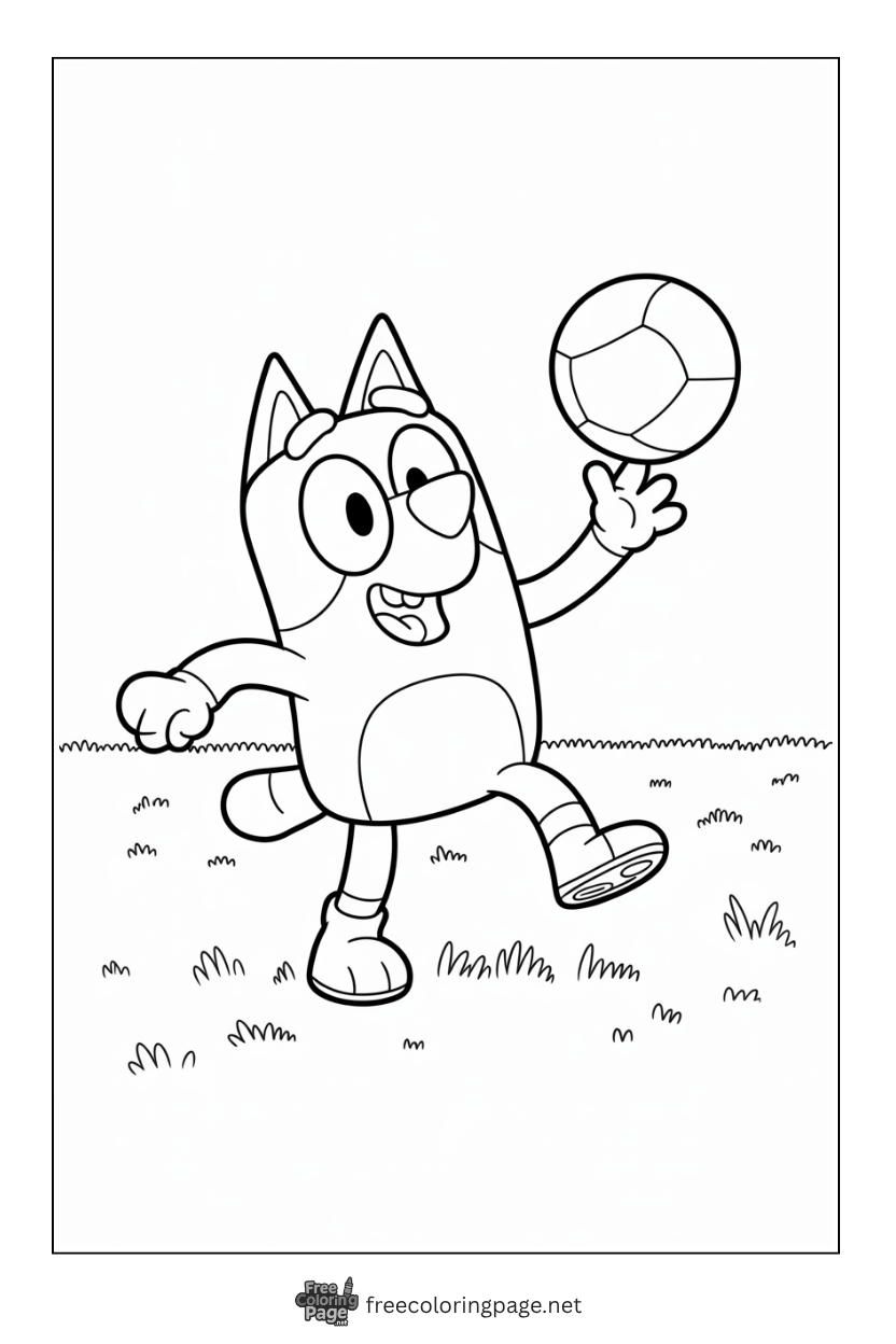 40+ Bluey Coloring Pages – Learning and fun for Kids
