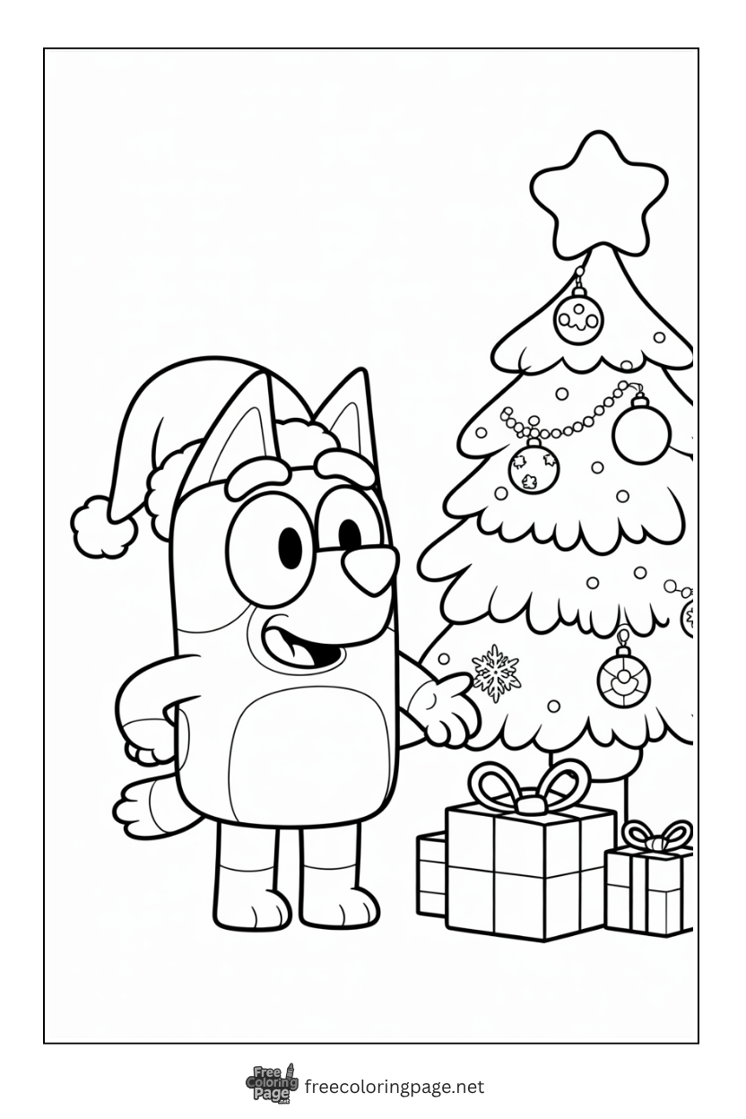 40+ Bluey Coloring Pages – Learning and fun for Kids
