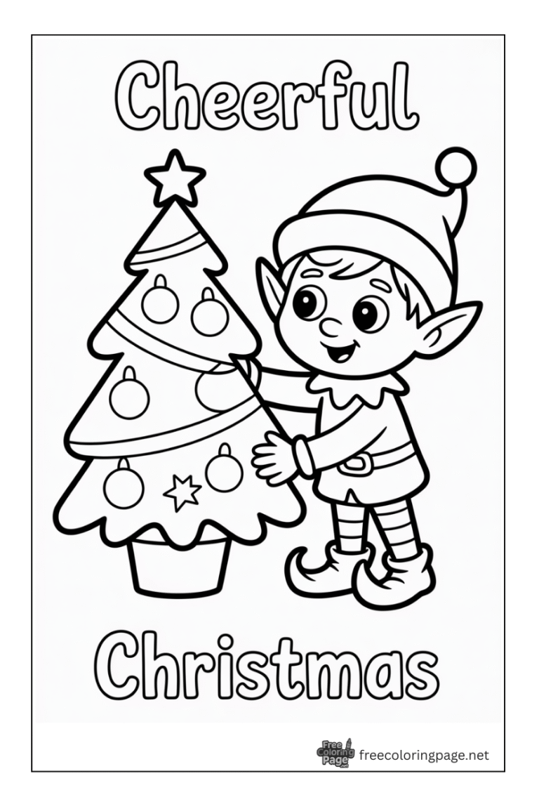 100+ Christmas Coloring Pages | Printable Holiday Fun