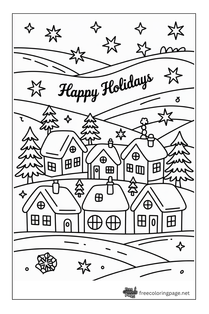 100+ Christmas Coloring Pages | Printable Holiday Fun