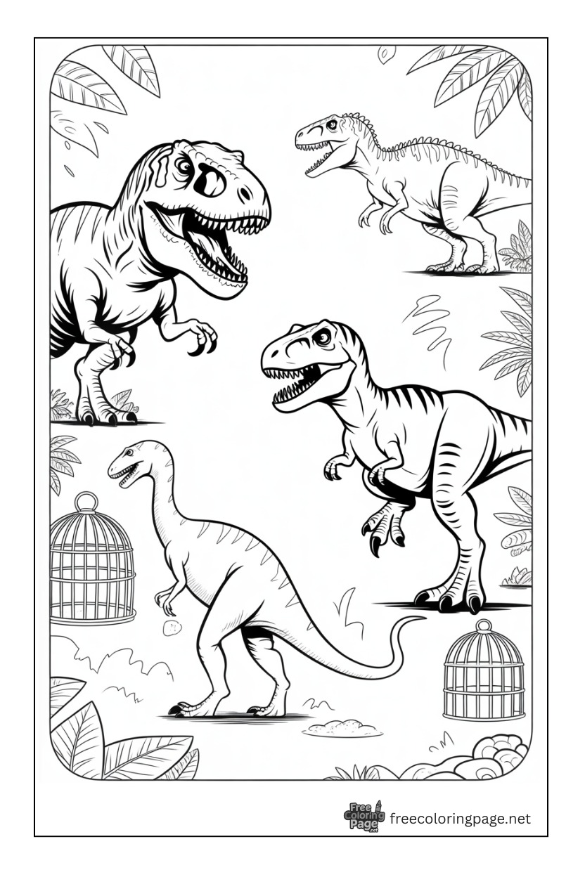 Dinosaur Coloring Pages – Fun Learning & Creativity