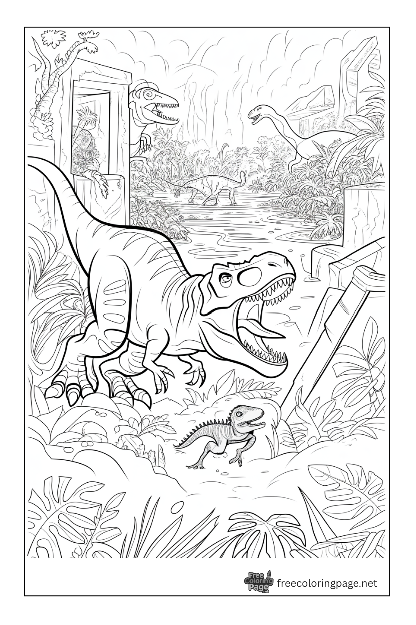 Dinosaur Coloring Pages – Fun Learning & Creativity