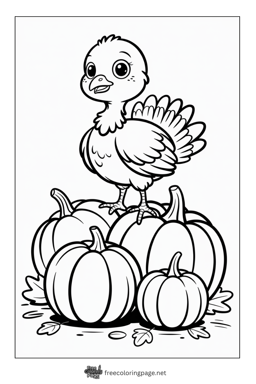 Thanksgiving coloring pages | Creative and educational