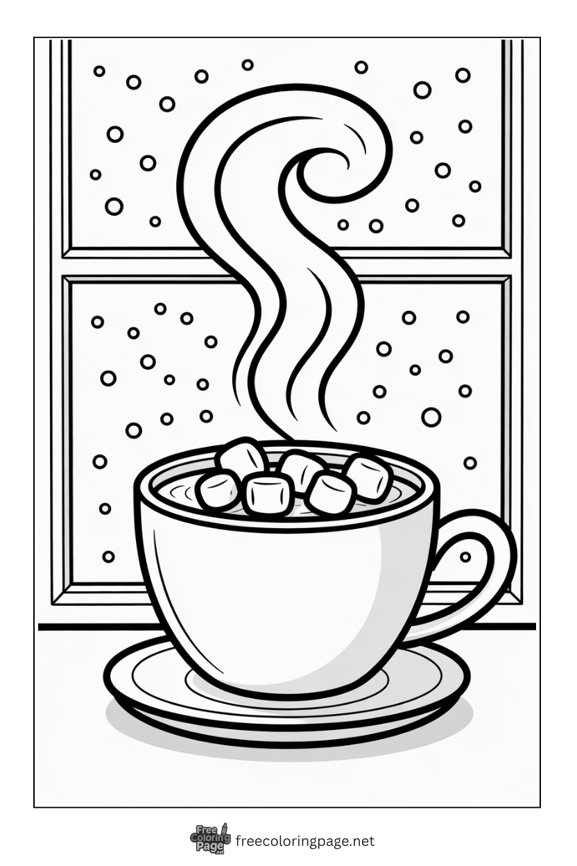 Winter Coloring Pages | Fun & Learning for kids