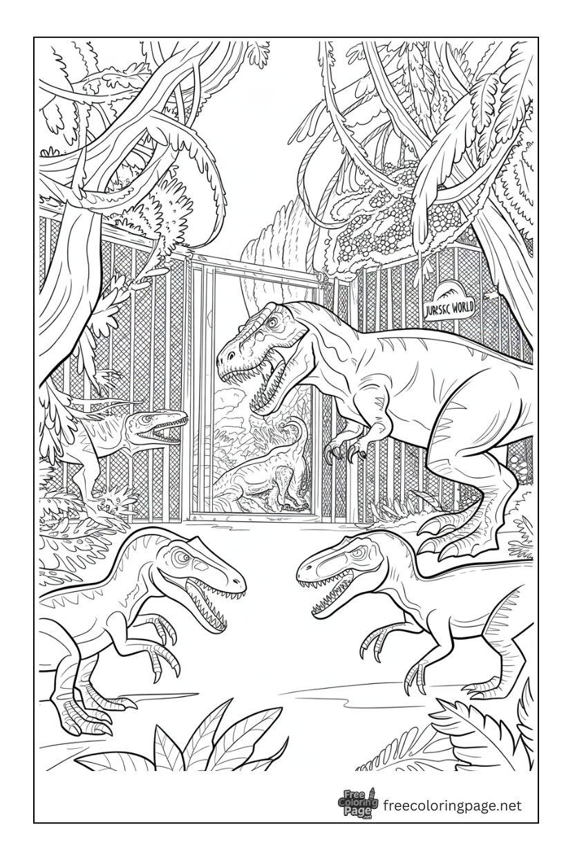 Dinosaur Coloring Pages – Fun Learning & Creativity