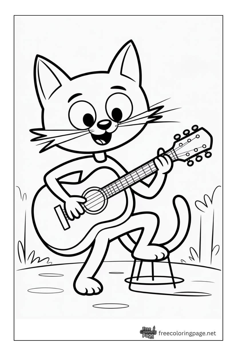 60+ Cat coloring pages- Creative & Realistic Cat images