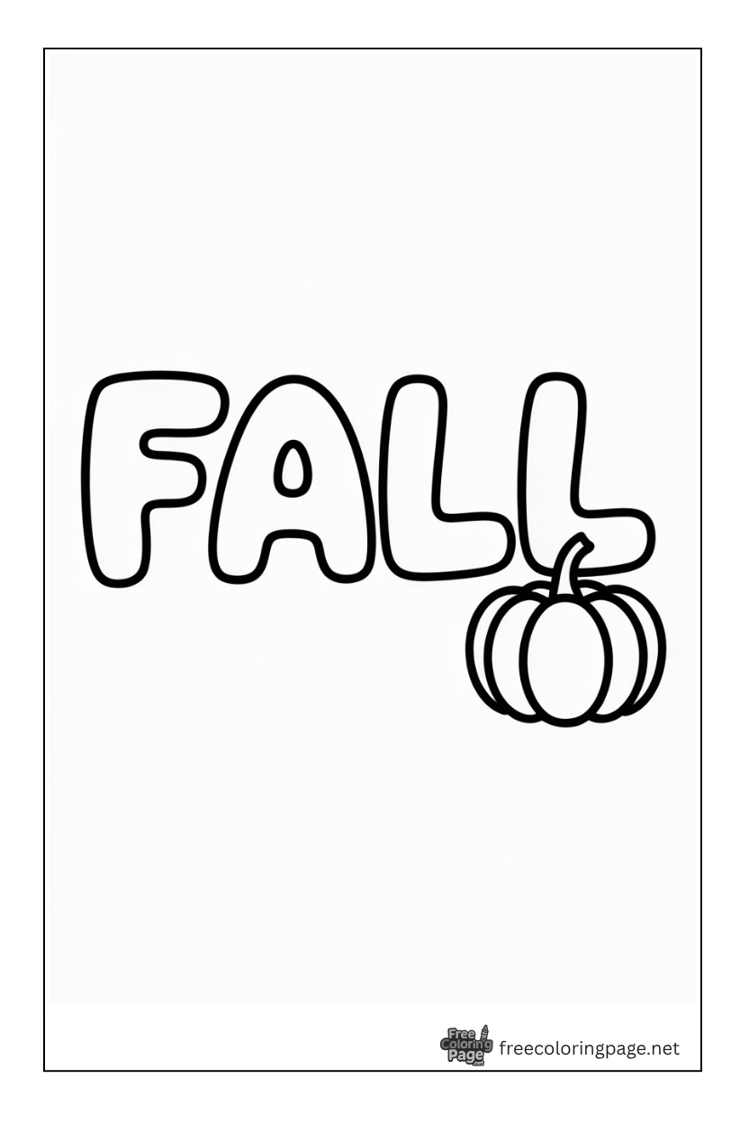 30 Autumn Fall Coloring Pages free | Learning & creativity