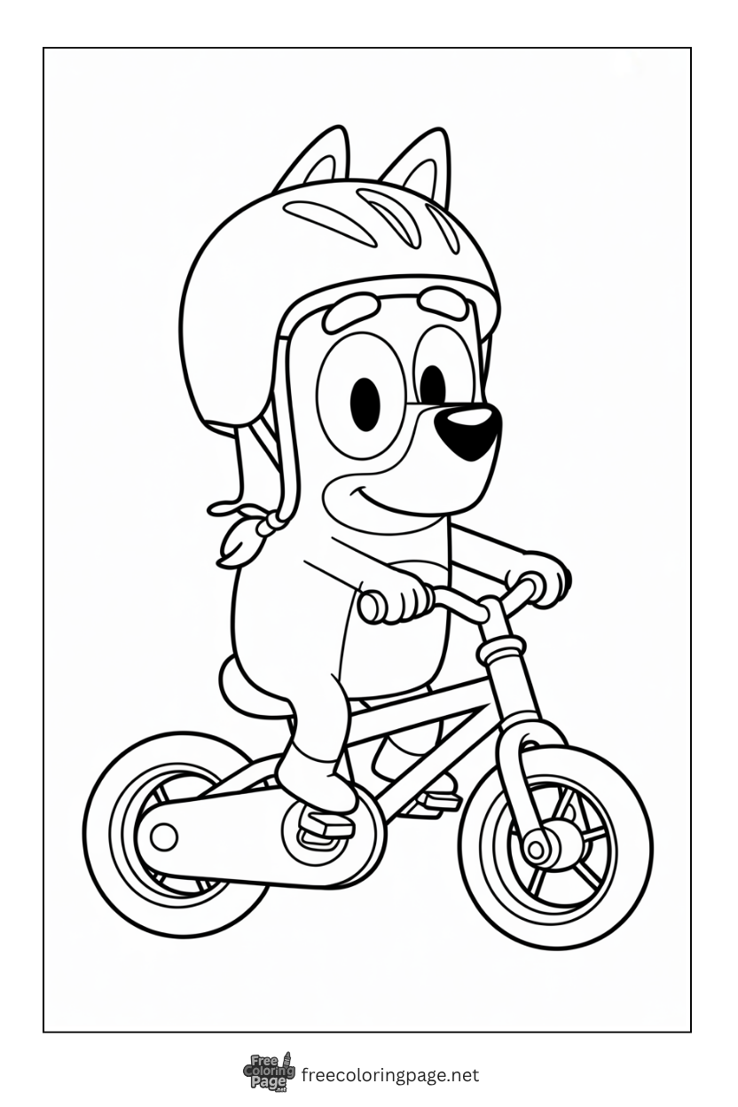 40+ Bluey Coloring Pages – Learning and fun for Kids