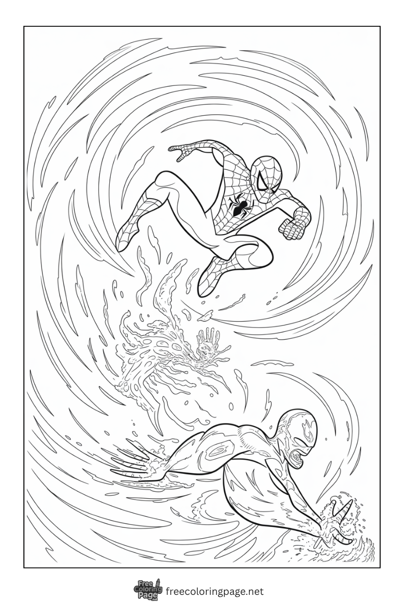 Spiderman Coloring Pages – Printable Superhero Fun