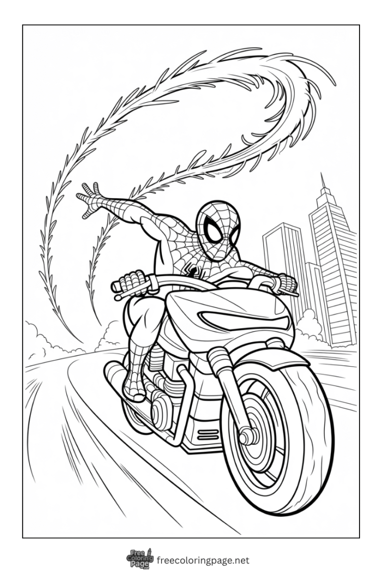 Spiderman Coloring Pages – Printable Superhero Fun