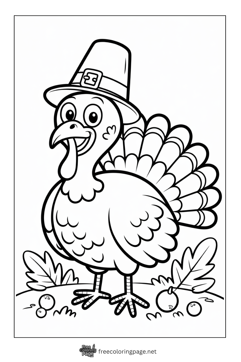 Thanksgiving coloring pages | Creative and educational