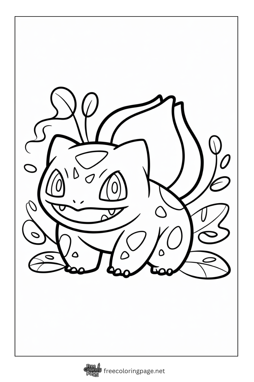 Pokemon Coloring Pages – Free Printable for Kids & Adults
