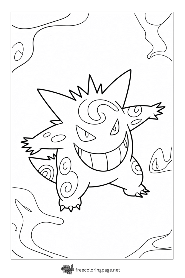 Pokemon Coloring Pages – Free Printable for Kids & Adults