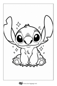 Stitch Coloring Pages – Free Printable Cute Stitch Sheets