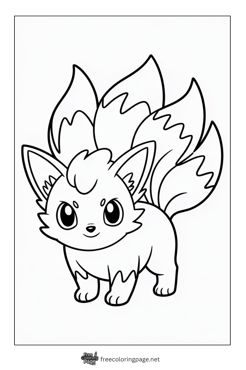 Pokemon Coloring Pages – Free Printable for Kids & Adults