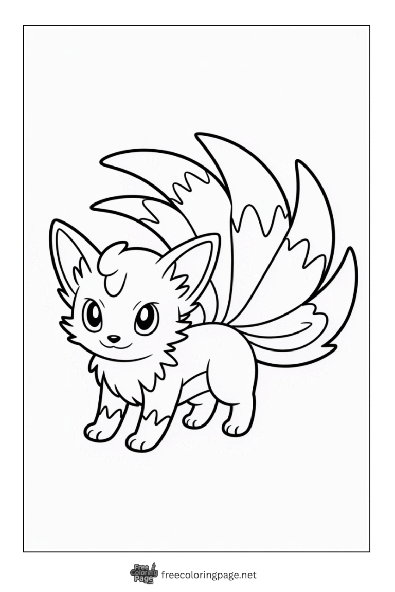 Pokemon Coloring Pages – Free Printable for Kids & Adults