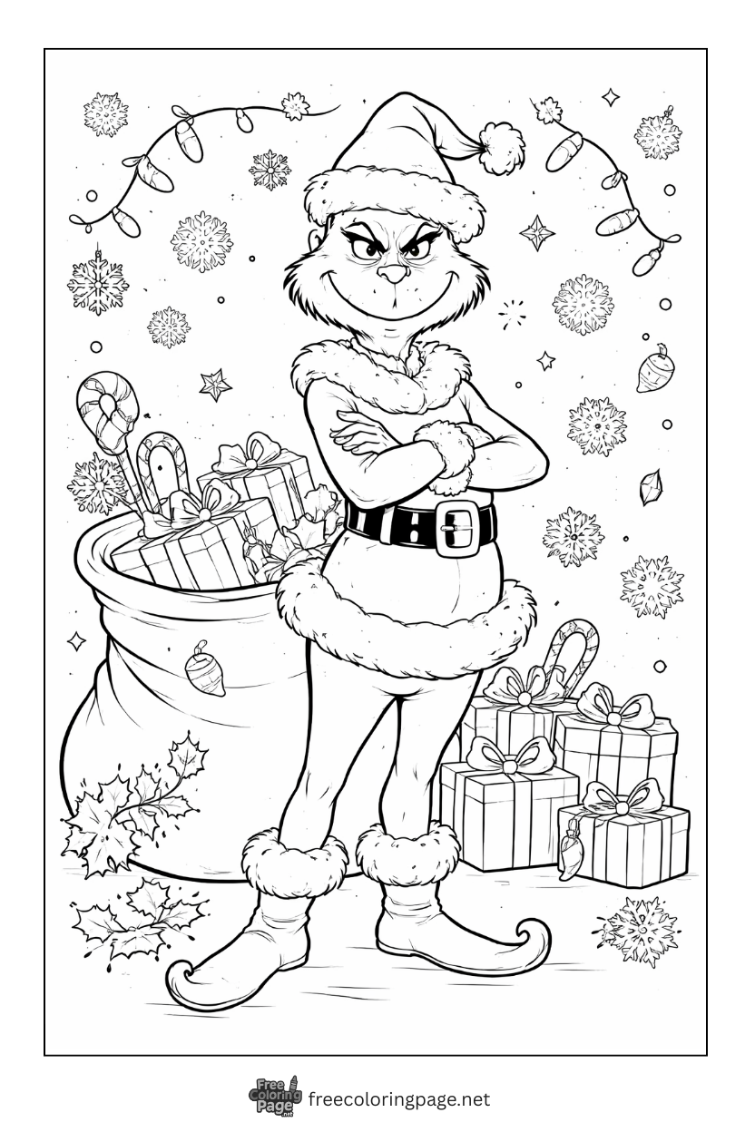 40 Grinch Coloring Pages – Free Printable Christmas Sheets