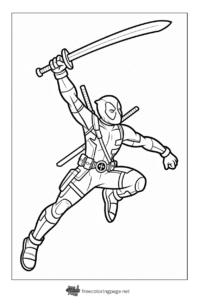 55+ Deadpool Coloring Pages – Free Printable Sheets for Kids