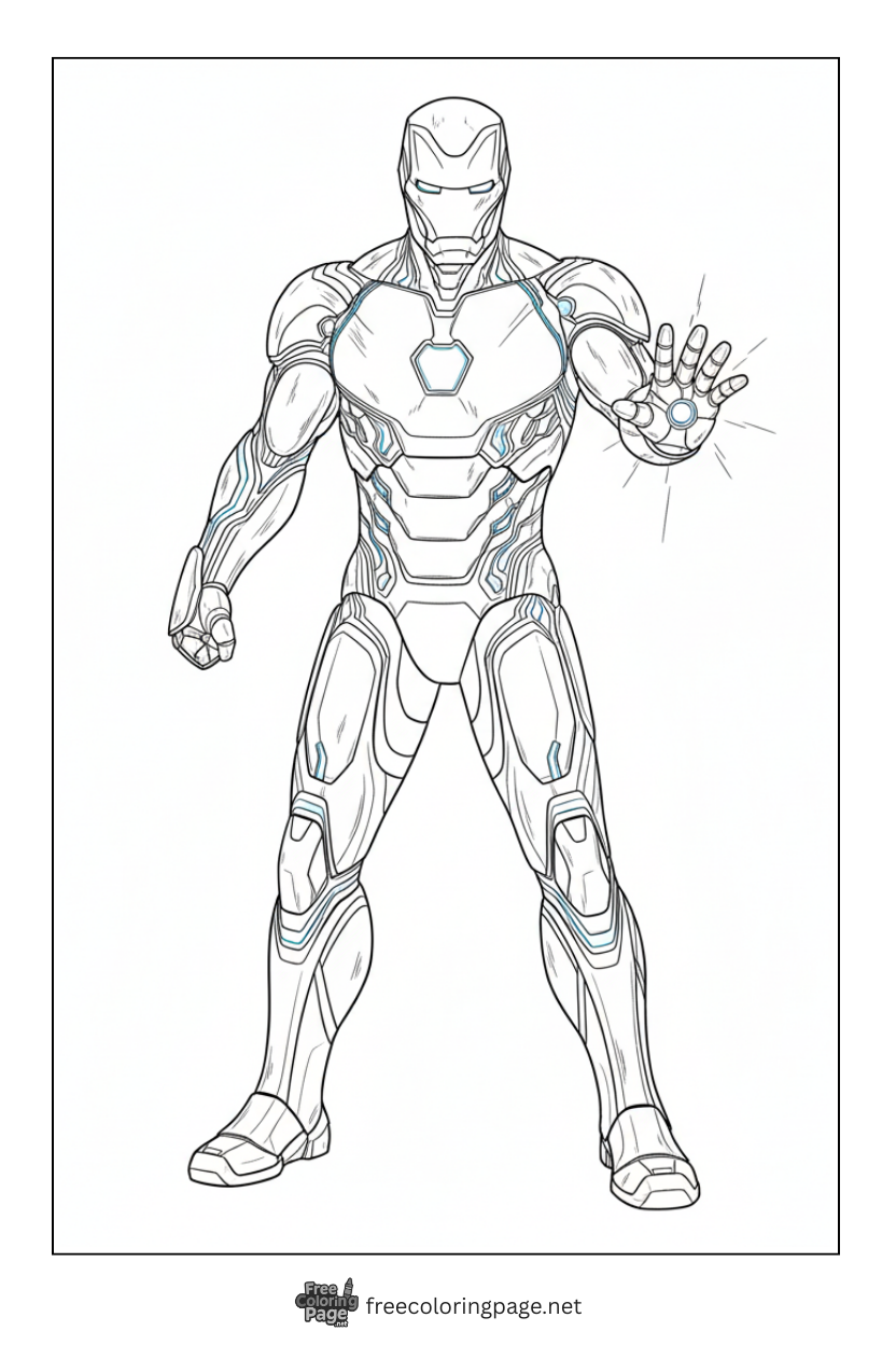 40+ Free Iron Man Coloring Pages | Printable Coloring Sheets