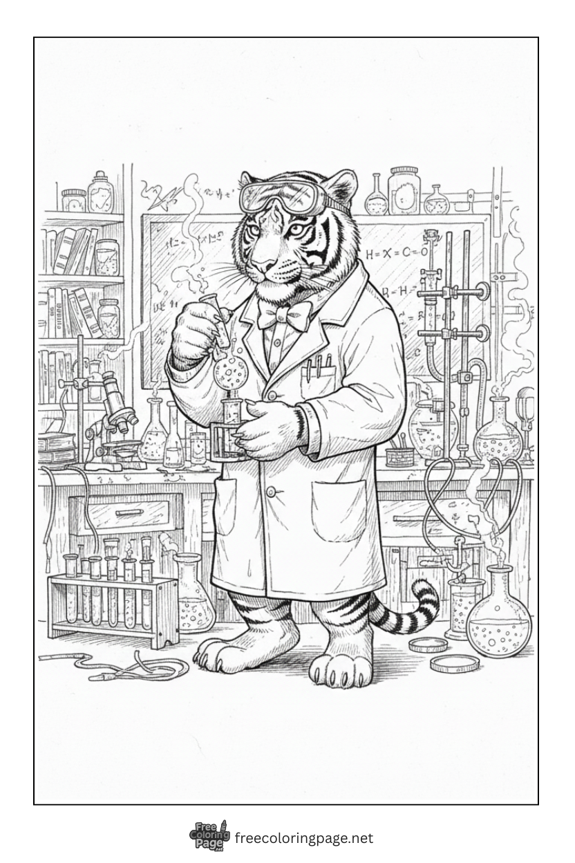 60+ Tiger Coloring Pages – Free Printable Tiger Sheets