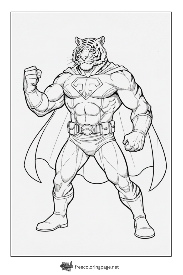 60+ Tiger Coloring Pages – Free Printable Tiger Sheets