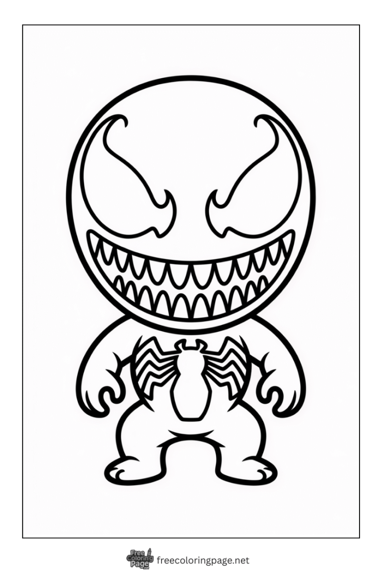 25+ Free Venom Coloring Pages | Printable Marvel Venom Sheets