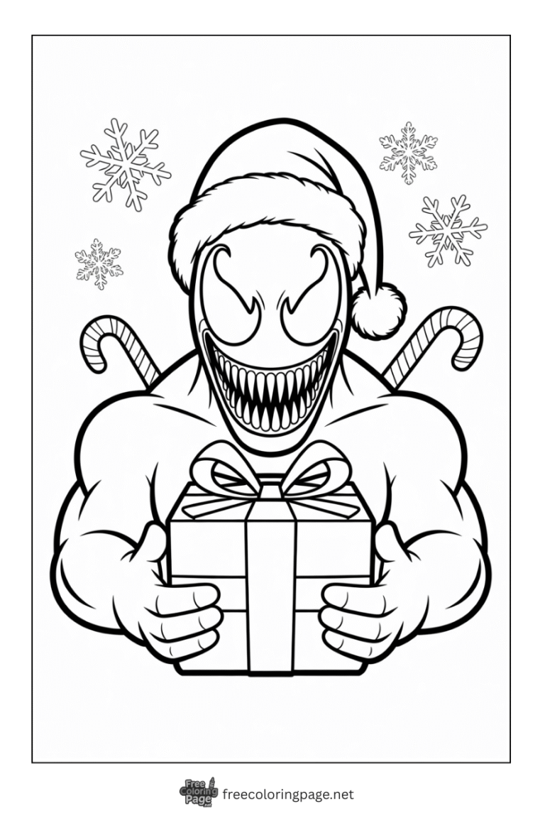 25+ Free Venom Coloring Pages | Printable Marvel Venom Sheets