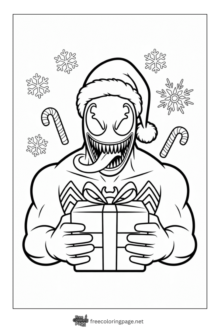25+ Free Venom Coloring Pages | Printable Marvel Venom Sheets