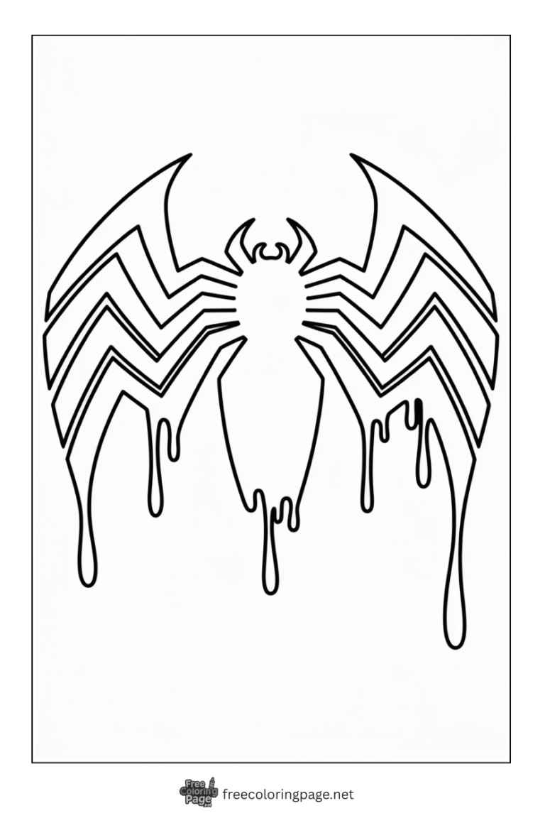 25+ Free Venom Coloring Pages | Printable Marvel Venom Sheets