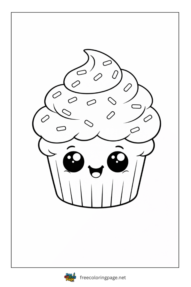 65+ Cute Food Coloring Pages – Download Free printables