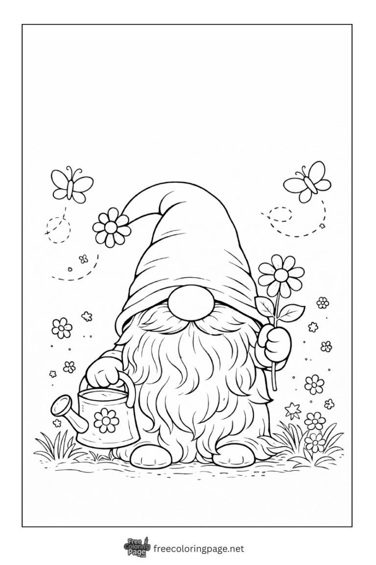 50+ Spring coloring pages for kids and adults