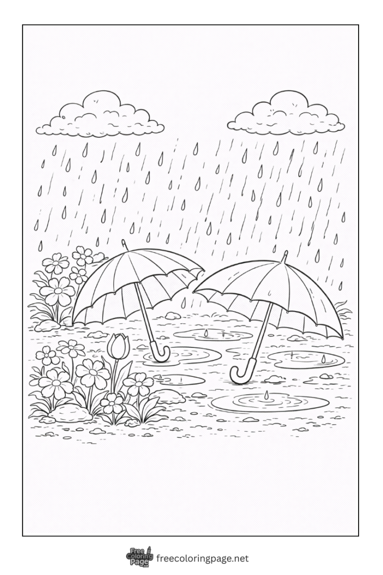 50+ Spring coloring pages for kids and adults