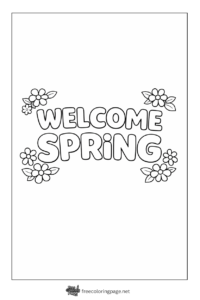 50+ Spring coloring pages for kids and adults